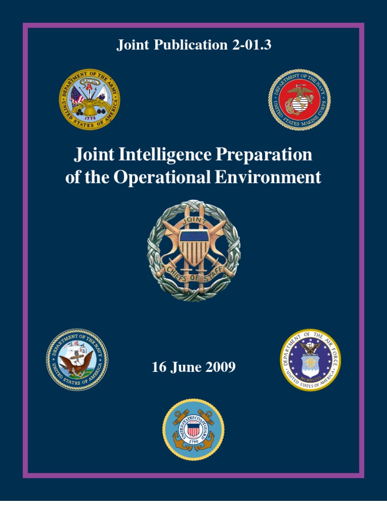 Joint Intelligence Preparation of The Operational Environment | PDF