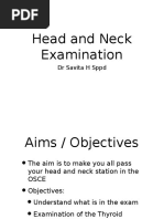 Thyroid Status Examination OSCE Checklist Geeky Medics | PDF | Thyroid ...