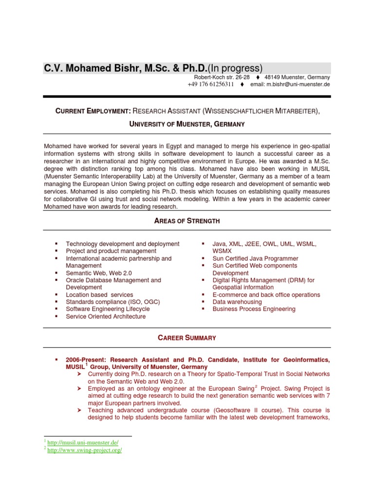 The Academic and Professional Journey of Mohamed Bishr: From Egypt to ...