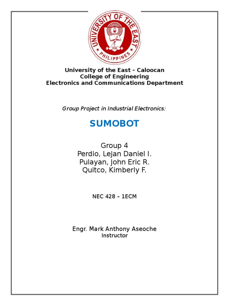 SUMOBOT | PDF | Electrical Engineering | Electricity
