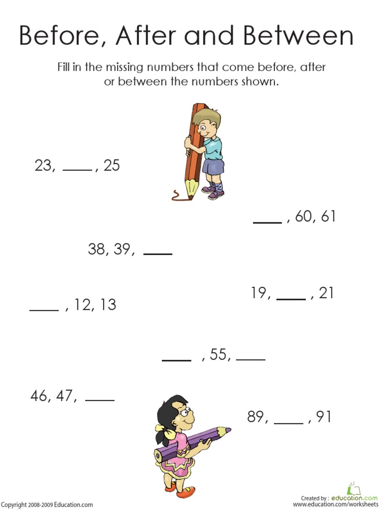 Number Sequence Worksheets | PDF | Teaching Methods & Materials