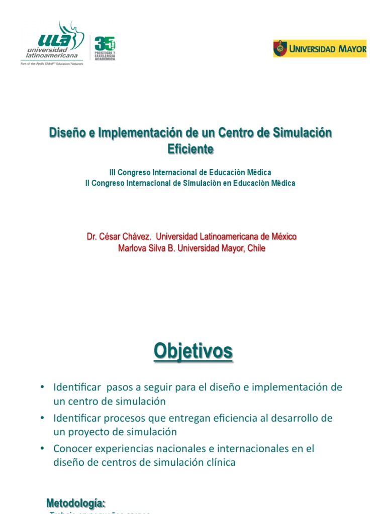 Diseño e Implementación de Un Centro de Simulación Eficiente | PDF ...