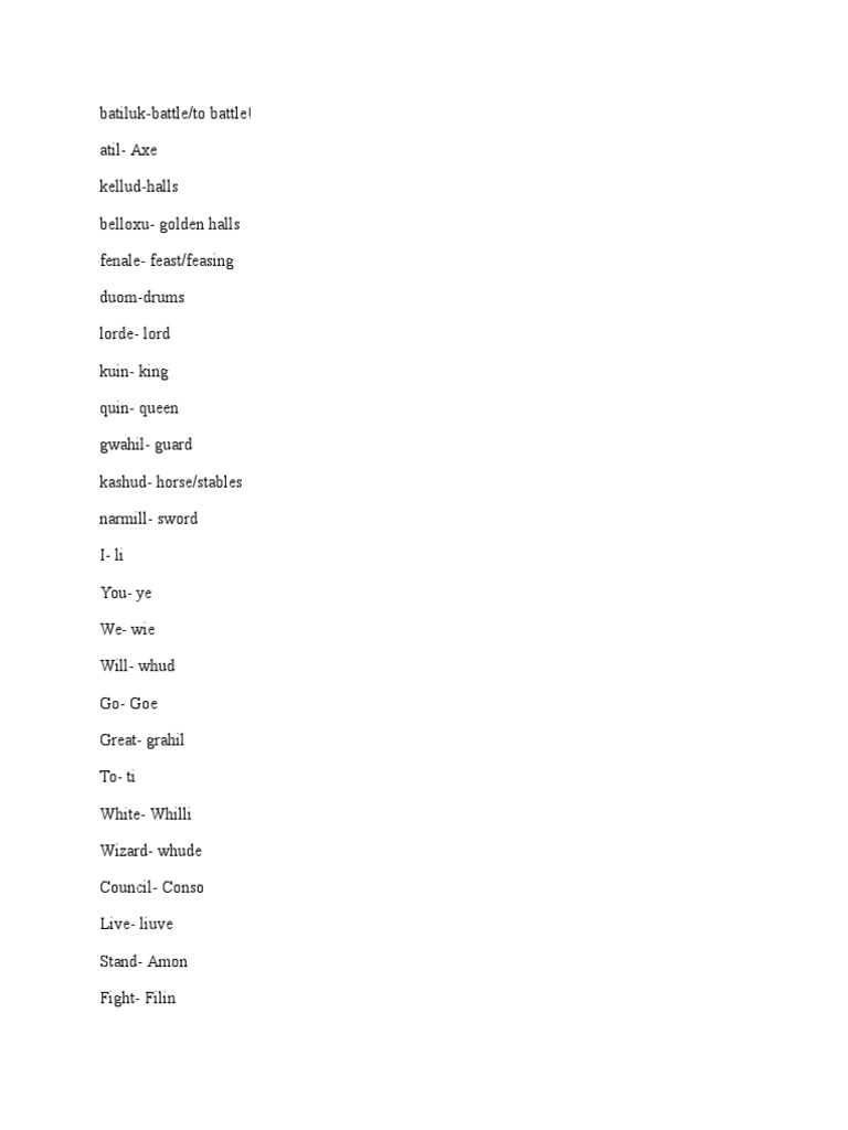 Khuzdul | PDF | Dwarf (Middle Earth) | Middle Earth