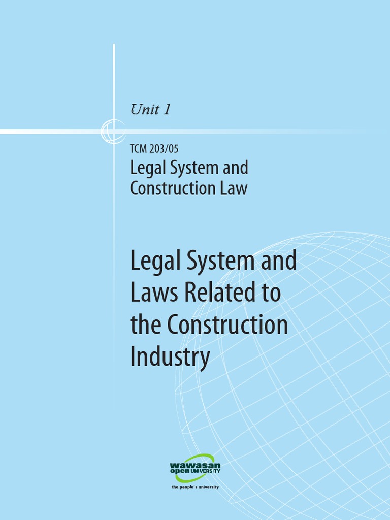Legal System Construction Law U1 PDF | PDF | Precedent | Ulama