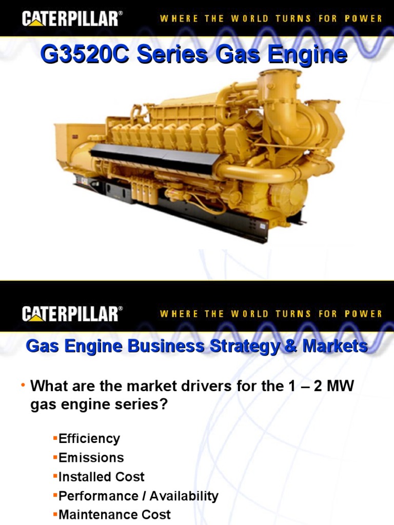 G3520C Series Gas Engine | PDF | Turbocharger | Engines