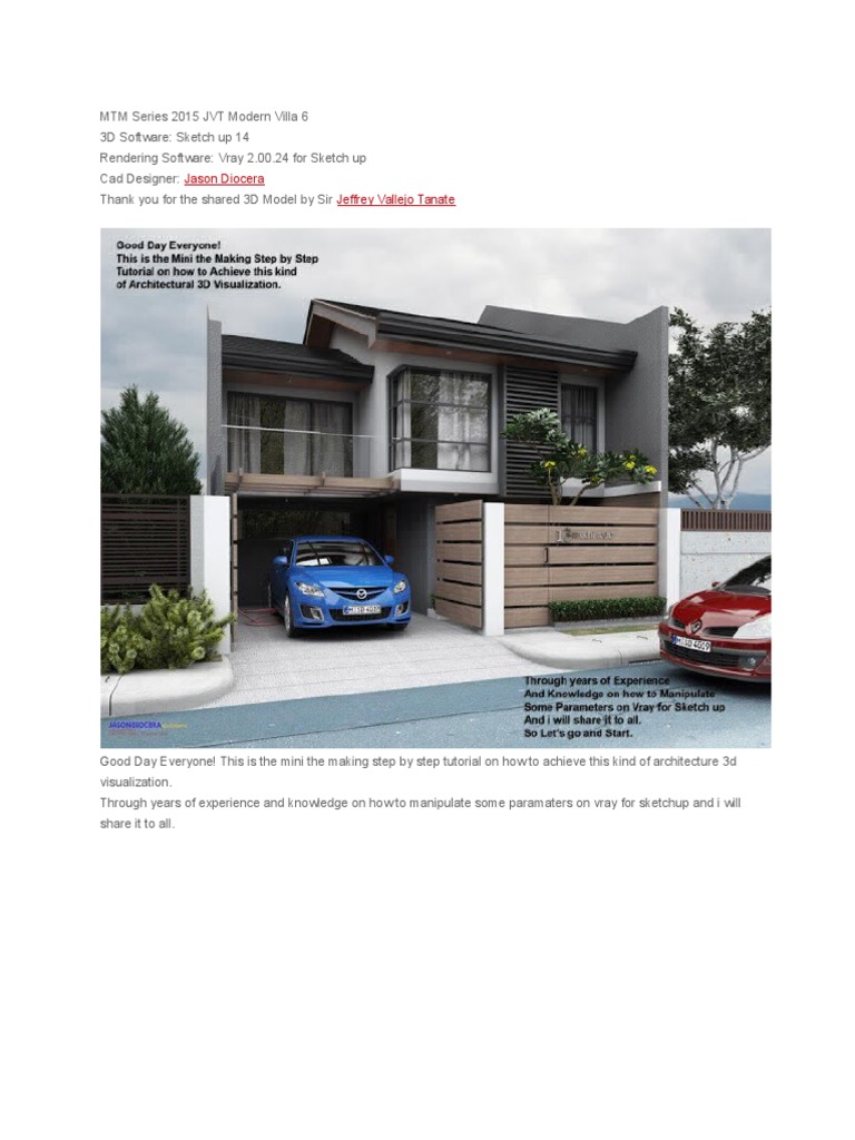 MTM Sketchup | PDF | Rendering (Computer Graphics) | Reflection (Physics)