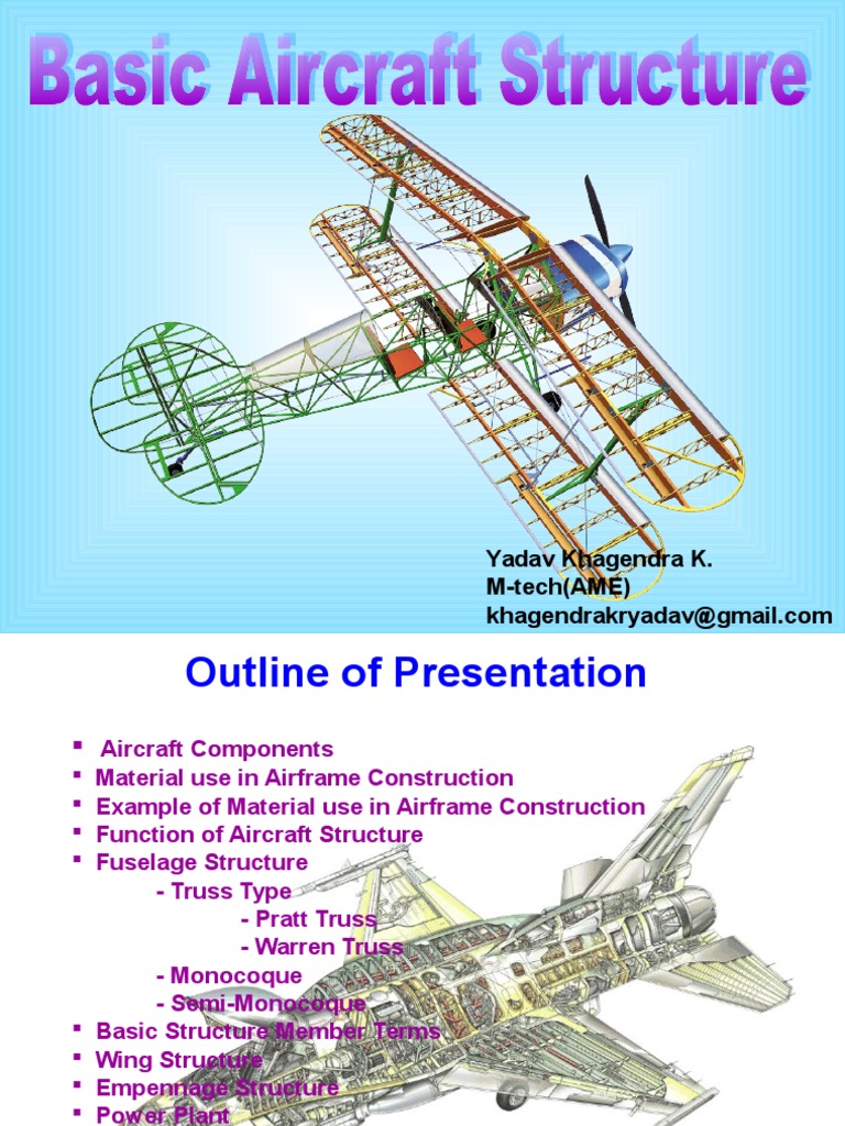 Basic Aircraft Structure | PDF | Empennage | Fuselage