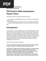 ITN Practice Skills Assessment - Packet Tracer | PDF | I Pv6 | Computer Network