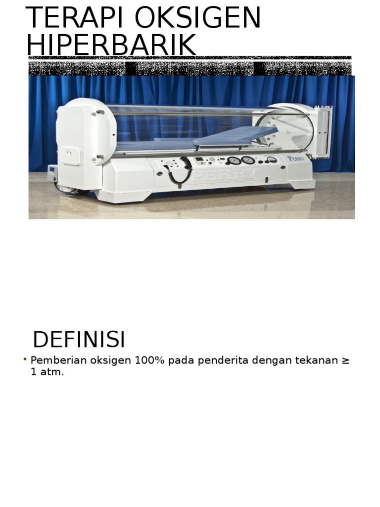Terapi Oksigen Hiperbarik