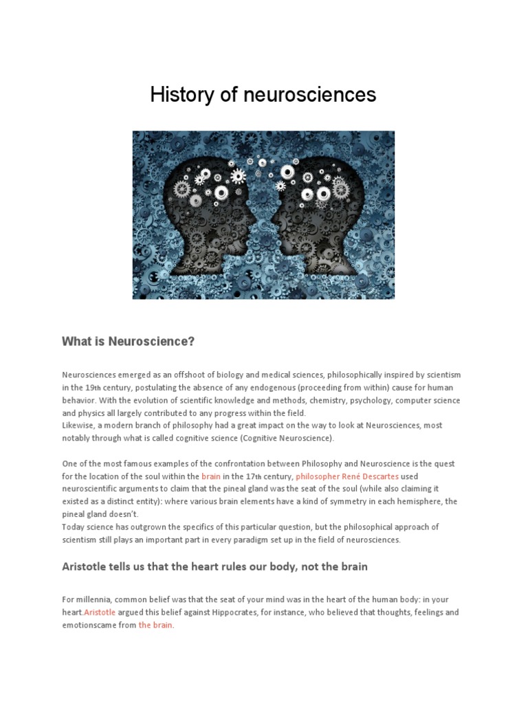History of Neurosciences | PDF