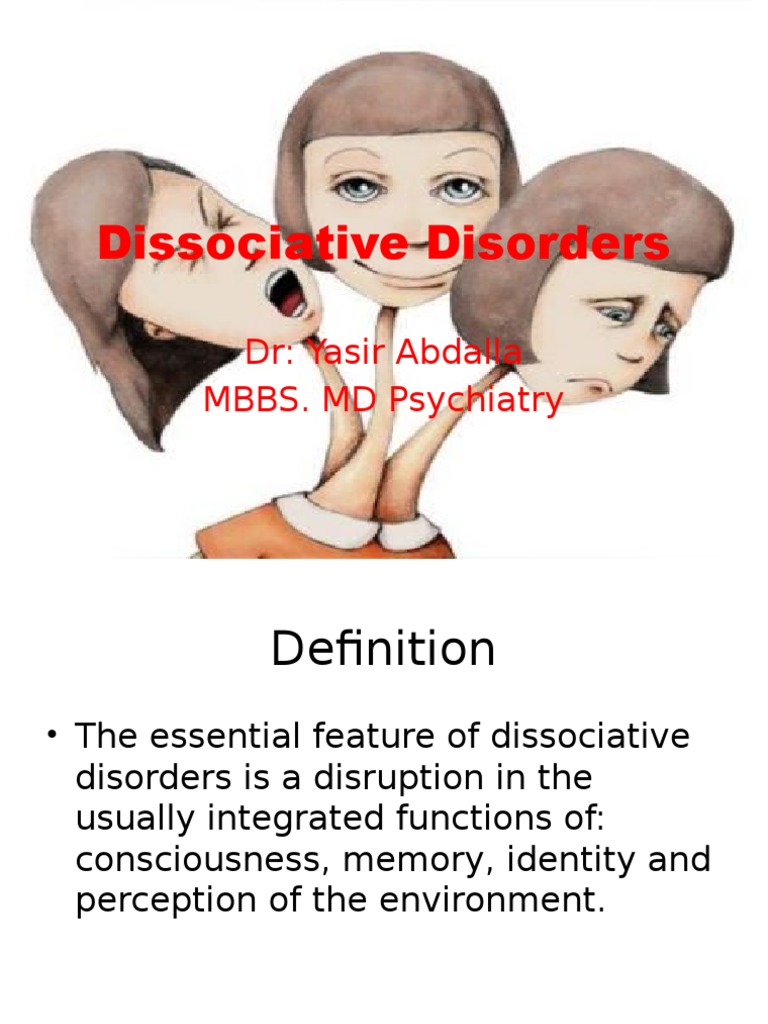 Dissociative Disorders: Types, Symptoms and Treatment | PDF ...