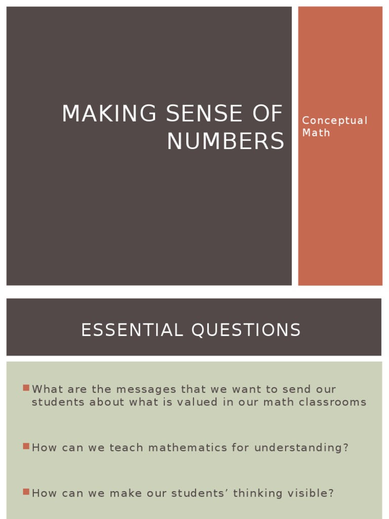 Teaching Conceptual Math Understanding | PDF