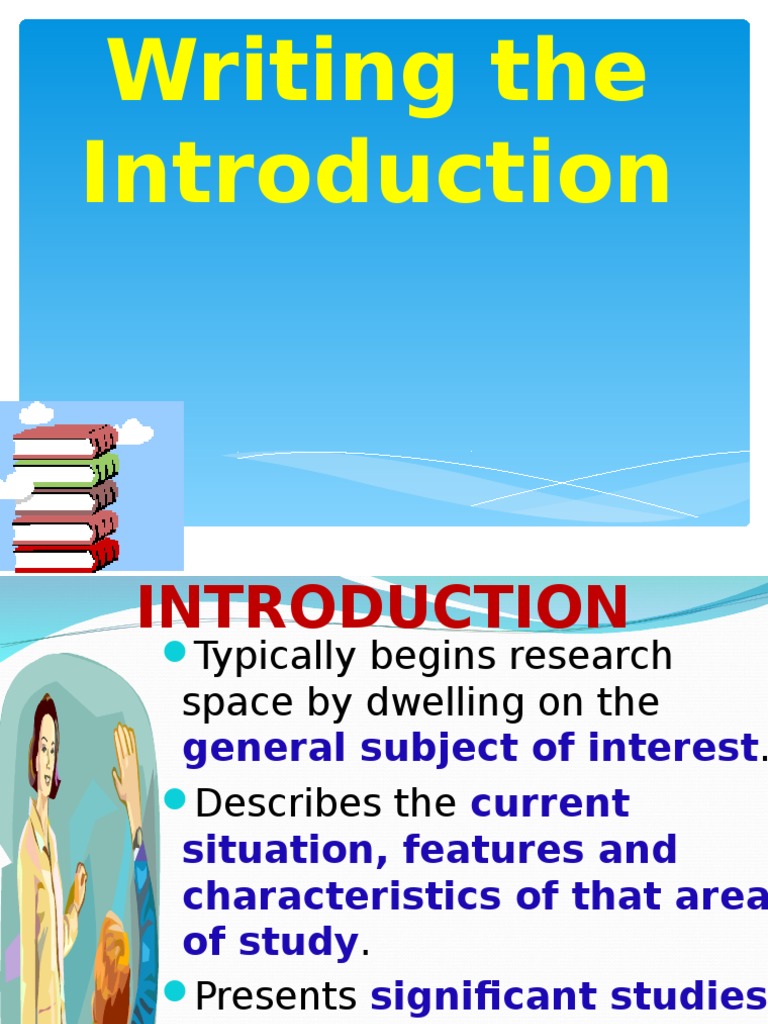 Writing The Introduction Cars Model | PDF | Academic Publishing ...