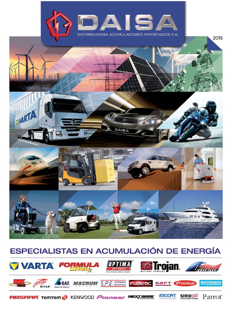 Catálogo Daisa 2015 | PDF | Batería (electricidad) | Energía y recursos