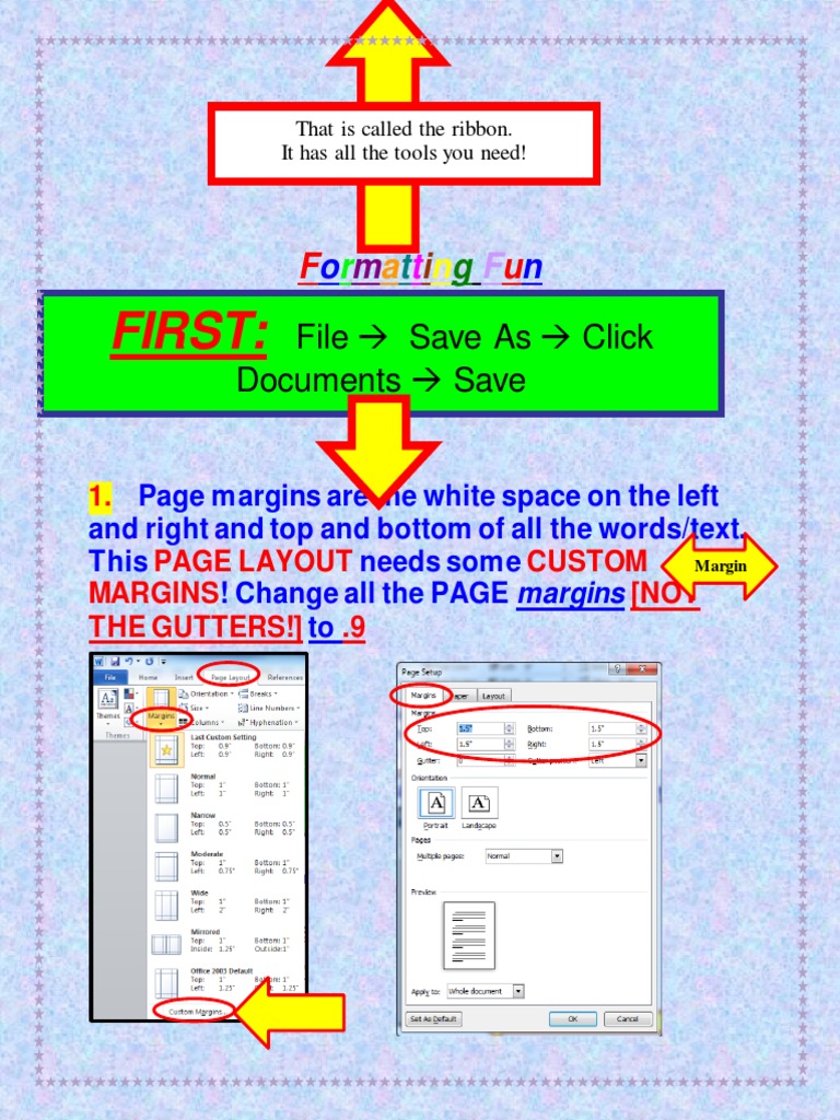 Formatting A Word Document PDF | PDF | Typography | Writing