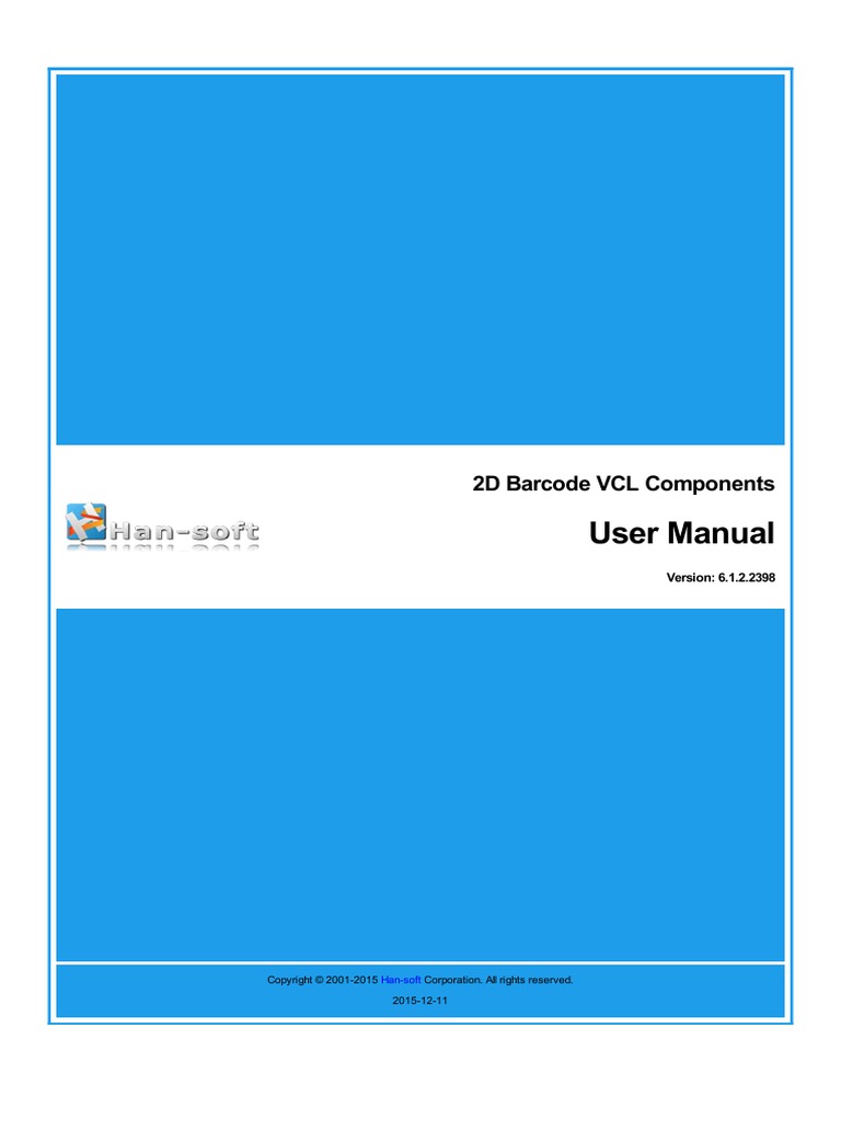Han-Soft Manual Barcode 2D - Delphi - VCL | PDF | Naming Conventions ...
