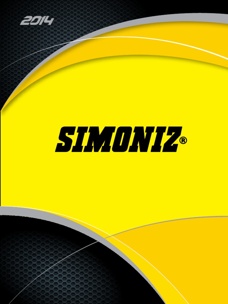 Catalogo Simoniz 2014 | PDF | Litro | Notación