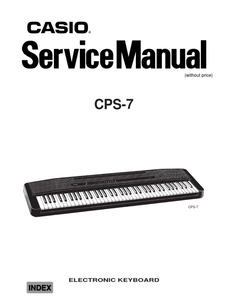 Repair Your Casio CPS7 Piano and MIDI Keyboard | PDF | Equalization ...