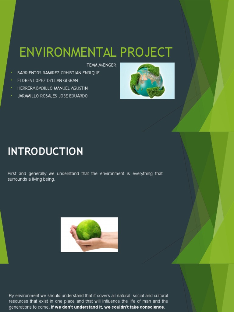 Environmental Project Overview | PDF | Social Science