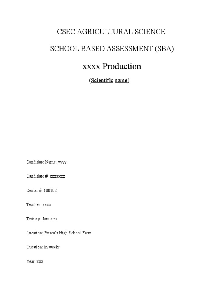 Outline For Agri Sba | PDF | Natural Resource Management | Land Management