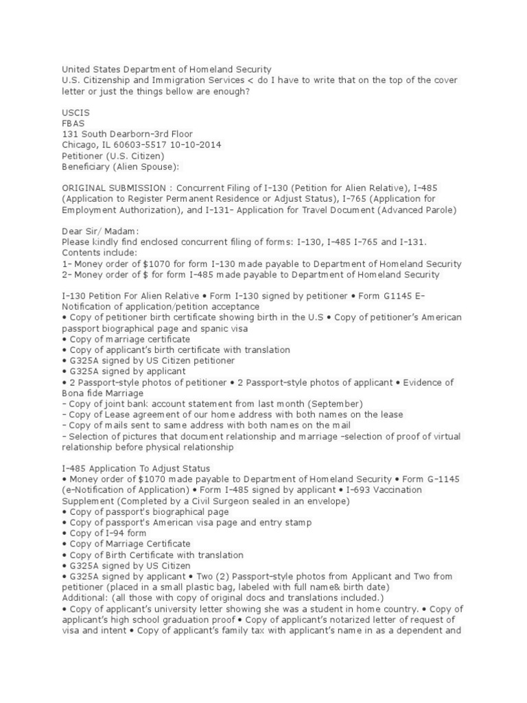 Cover Letter | PDF | Document | Government And Personhood