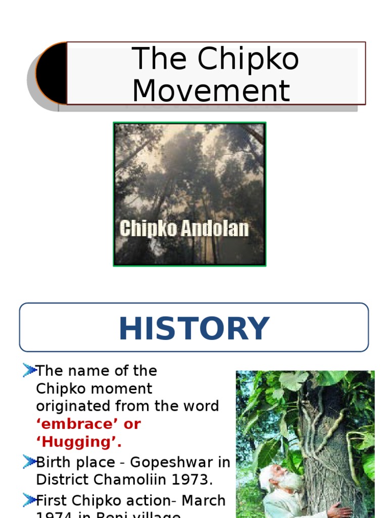 Chipko Movement Posters