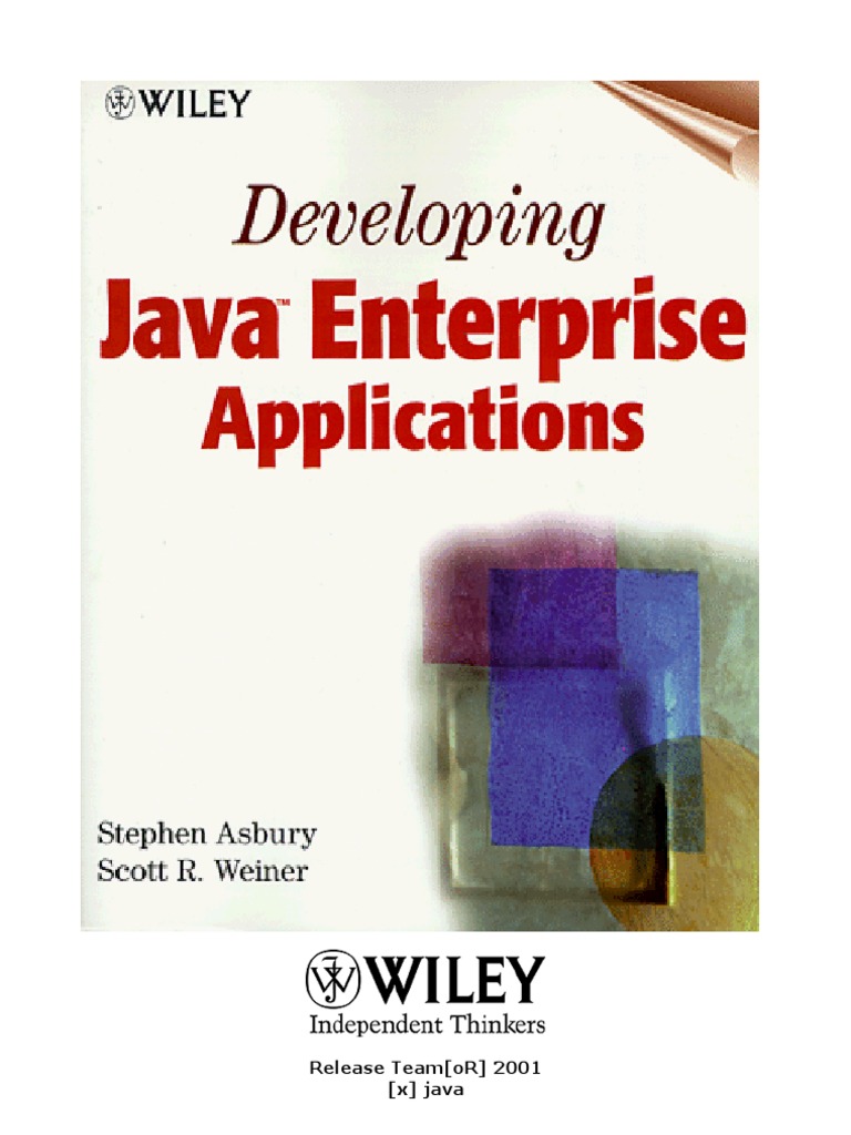 Developing Java Enterprise Applications Pdf Enterprise Java Beans Java Servlet 