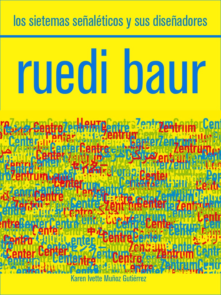 Ruedi Baur | PDF | Archivo de computadora | Diseño gráfico