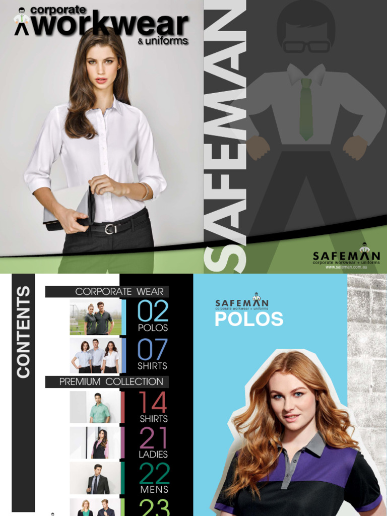 Safeman's Corporate Catalogue | PDF | Shirt | Human Appearance
