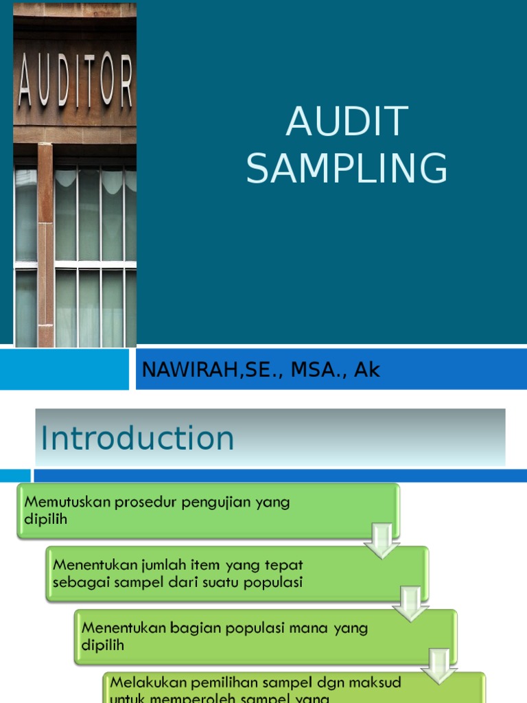 CH 12 Audit Sampling | PDF