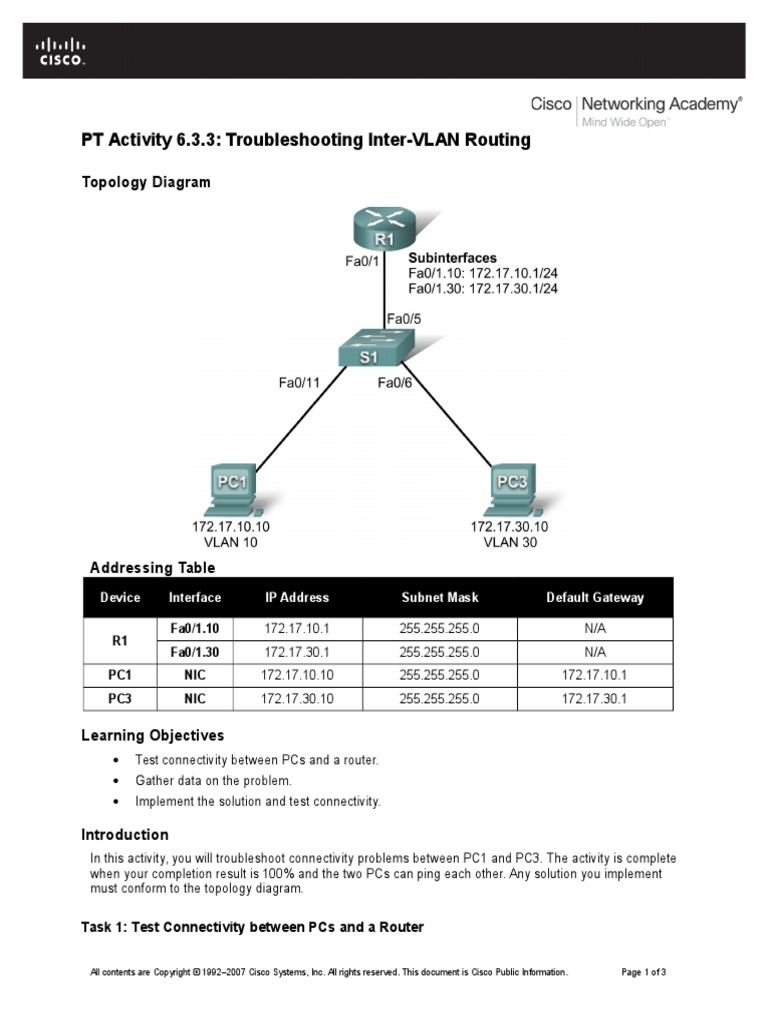 ESwitching PTAct 6 3 3 | PDF | Cisco Certifications | Network Switch