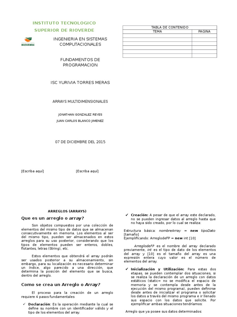 Manual Funcion Supermercado | PDF | Estructura de datos de matriz ...