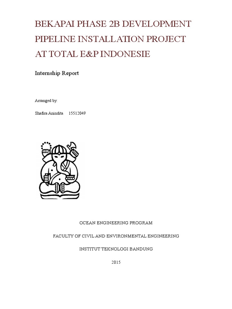 Bekapai Phase 2B Pipeline Project Report | PDF | Industries | Energy ...