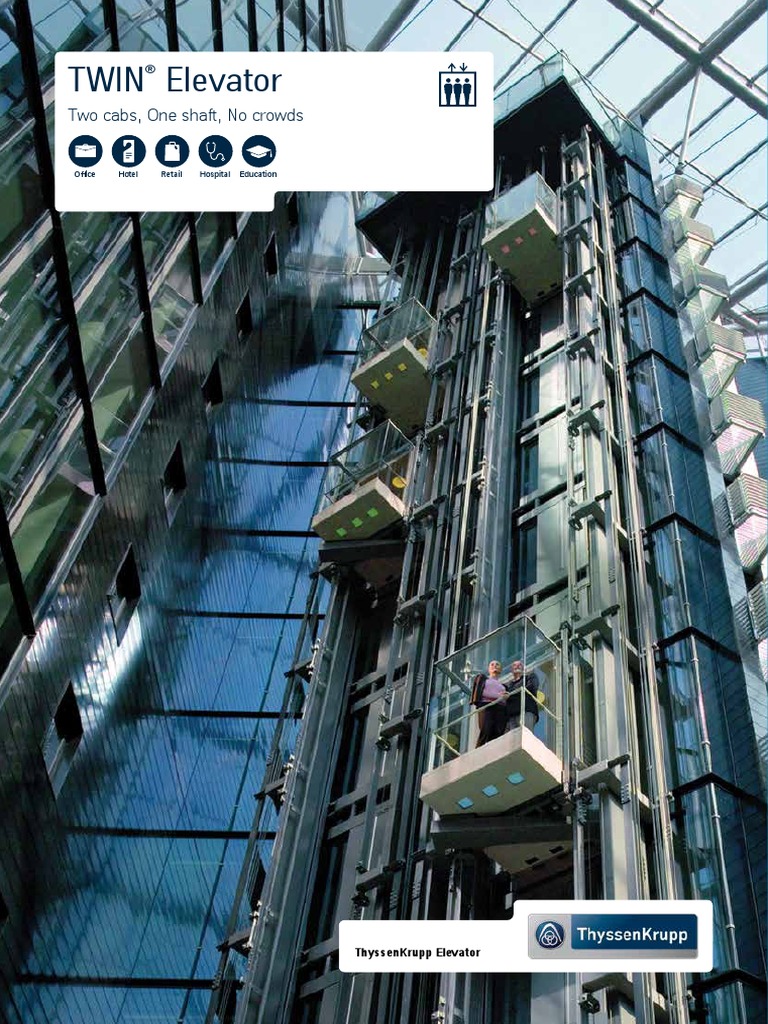 ThyssenKrupp - TWIN Elevators | PDF | Elevator | Transport