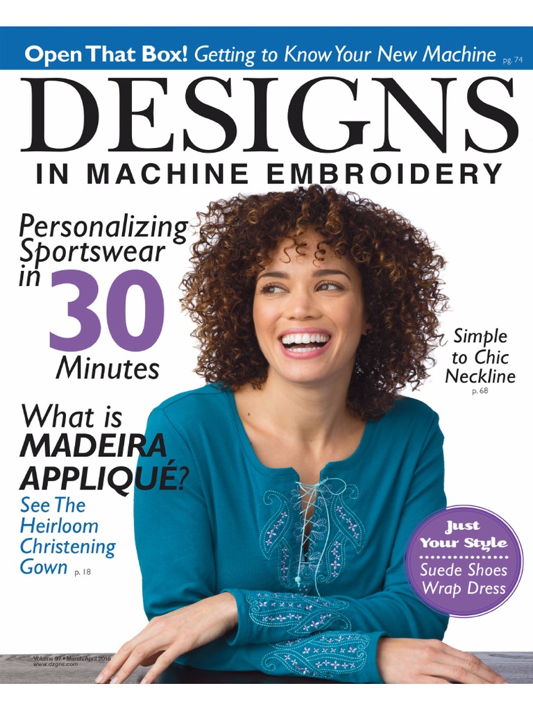 Designs in Machine Embroidery 2016-03-04 PDF | PDF