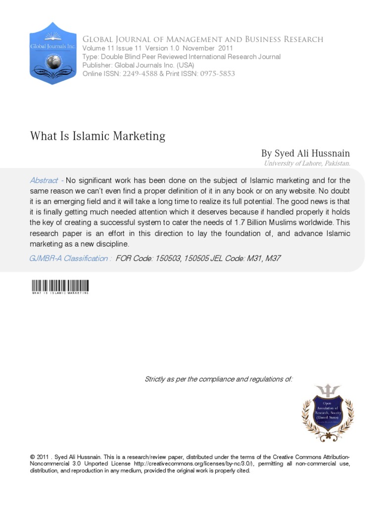 10.what Is Islamic Marketing | PDF | Marketing | Sales