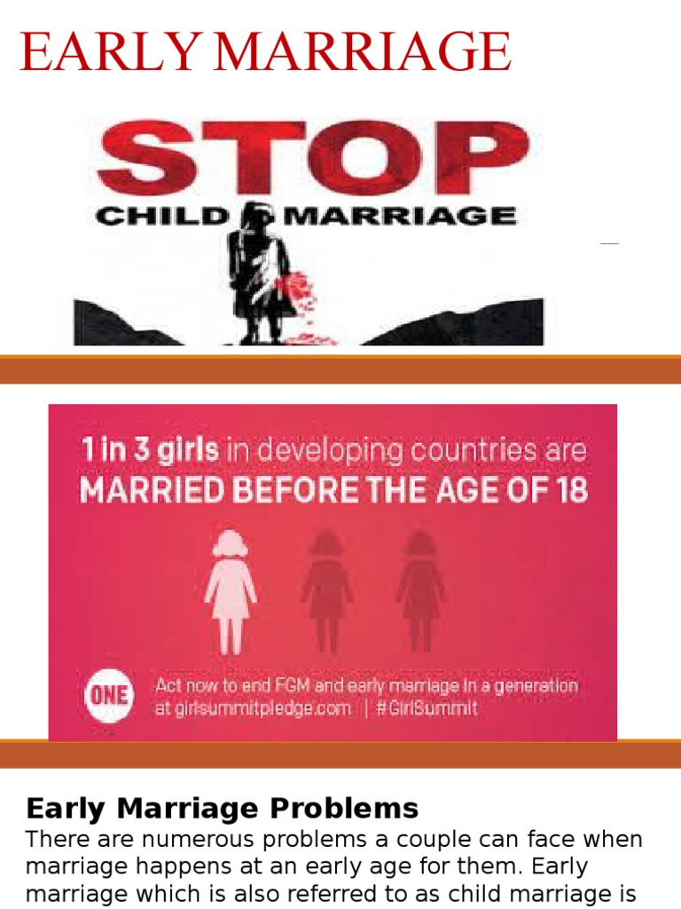 Early Marriage | PDF | Child Marriage | Marriage