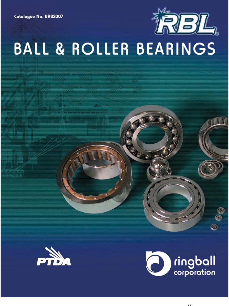 RBL Ball and Roller Bearing Brb2008 | PDF | Bearing (Mechanical) | Friction