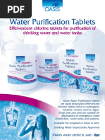 Sanichlor Tabs | PDF | Disinfectant | Hygiene