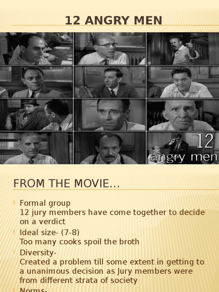 12 Angry Men | PDF | Conformity | Social Psychology