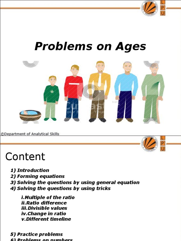 Ages and Numbers | Equations | Numbers