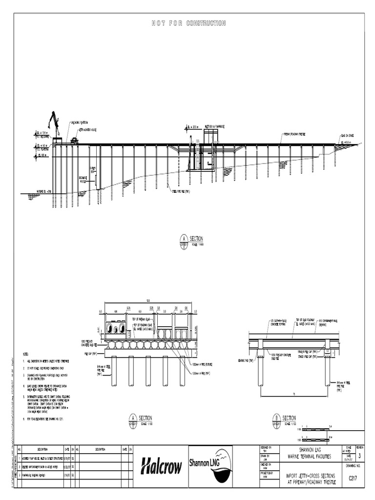 HALCROW Jetty Drawings | PDF