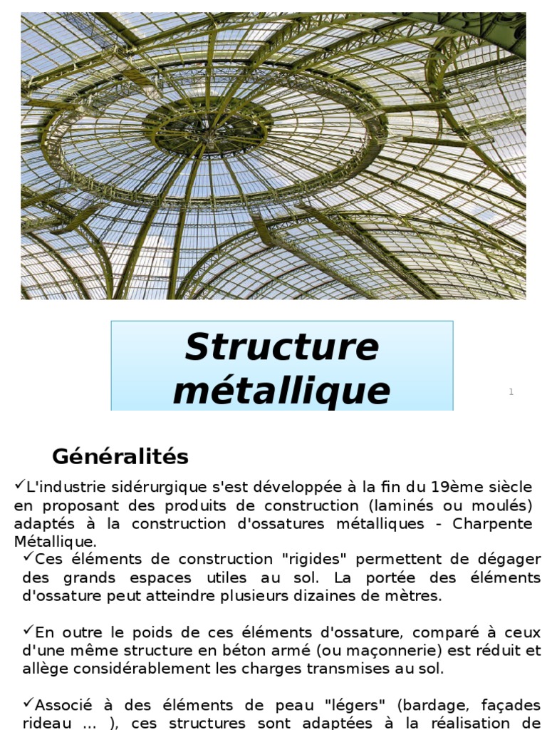 Structure Métallique | PDF | Acier | Soudage