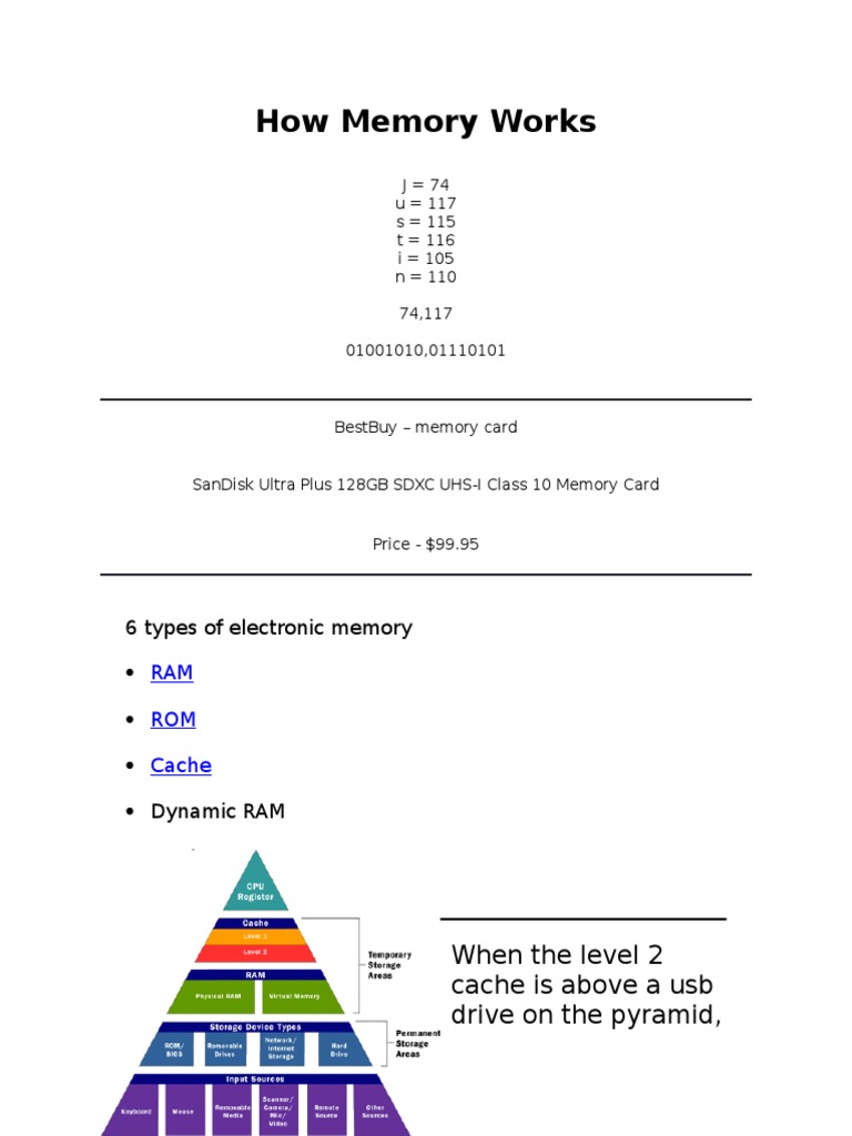 How Memory Works | PDF