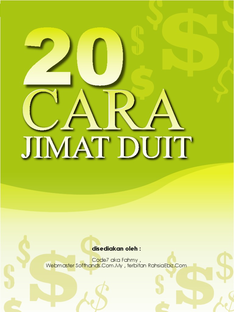 20 Cara Jimat Duit | PDF | Bisnis