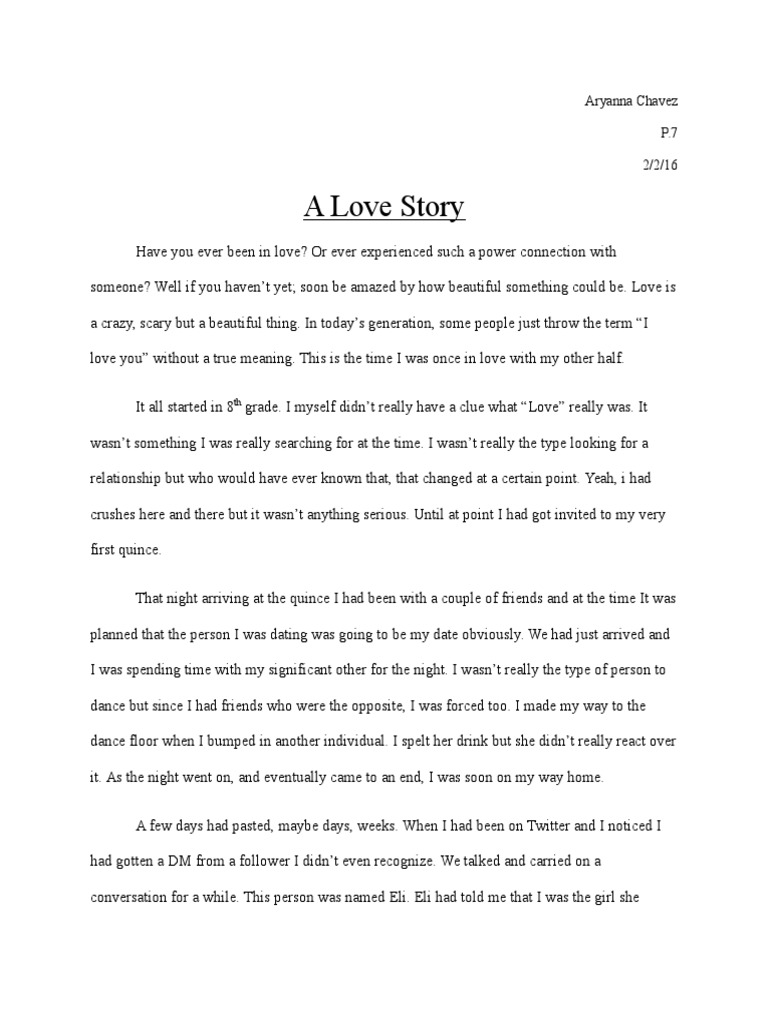 A Love Story | PDF