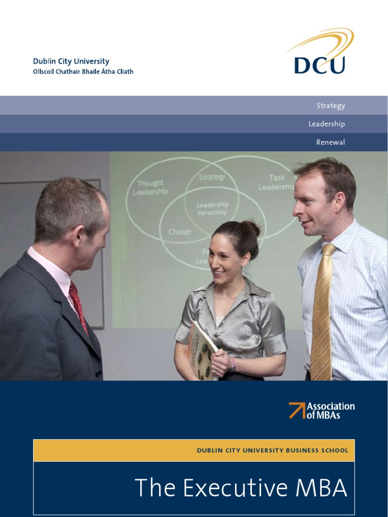 DCU Executive MBA | PDF | Business