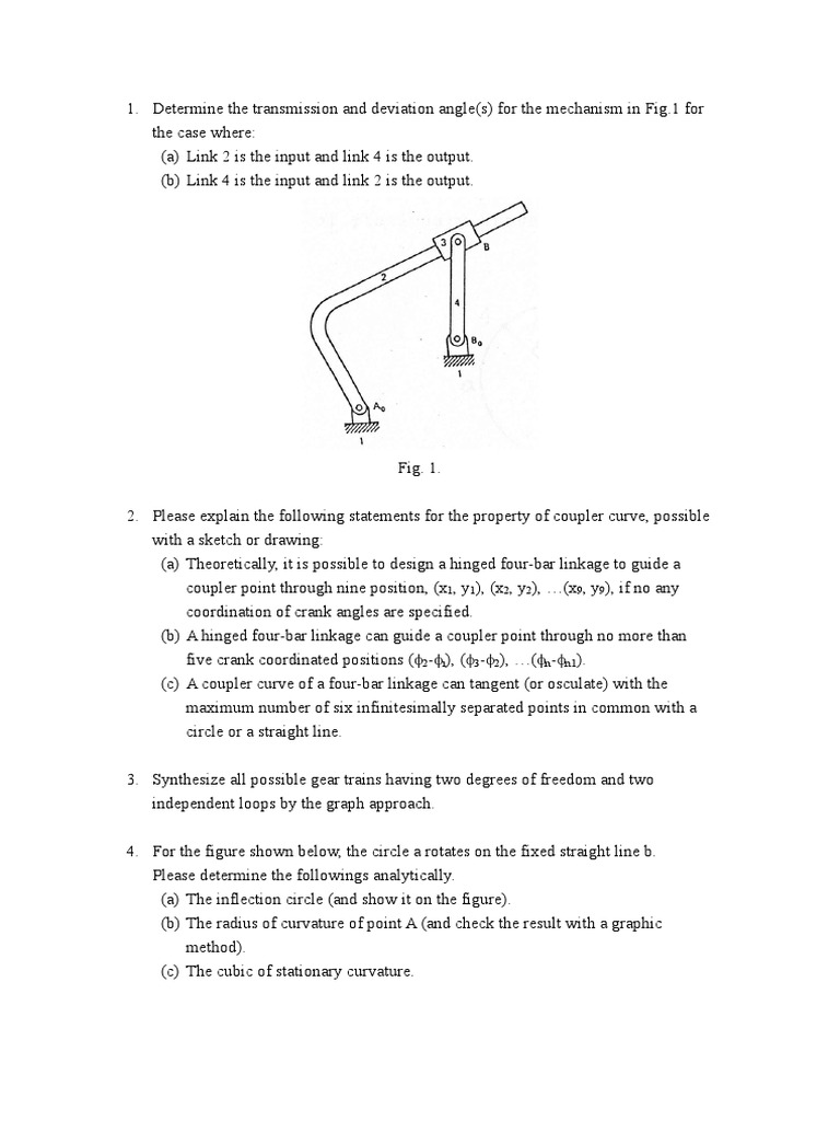 Mechanism Design | PDF | Kinematics | Classical Mechanics