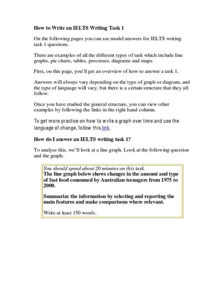 IELTS Writing Task 1 Guide and Examples | PDF | Cocoa Bean | Chocolate