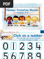 Number Formation Rhyme Cards - Communication For All | PDF | Business